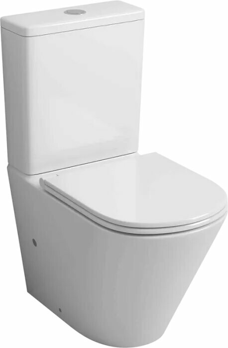 Унитаз-компакт Grossman Tornado GR-4450SQ белый глянцевый