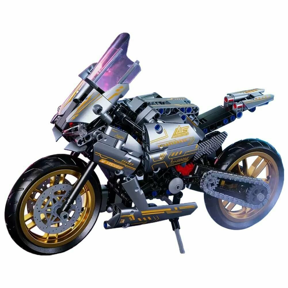 Конструктор мотоцикл BMW M1000RR, реалистичная сборная модель для взрослых, развивающая игрушка для хобби и коллекционирования