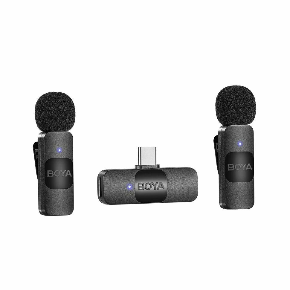 Boya микрофон для мобильных устройств, черный, черный матовый