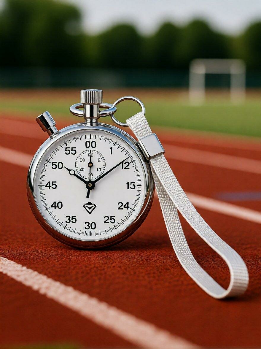 Механический хронограф с таймером 30/60 секунд, 806