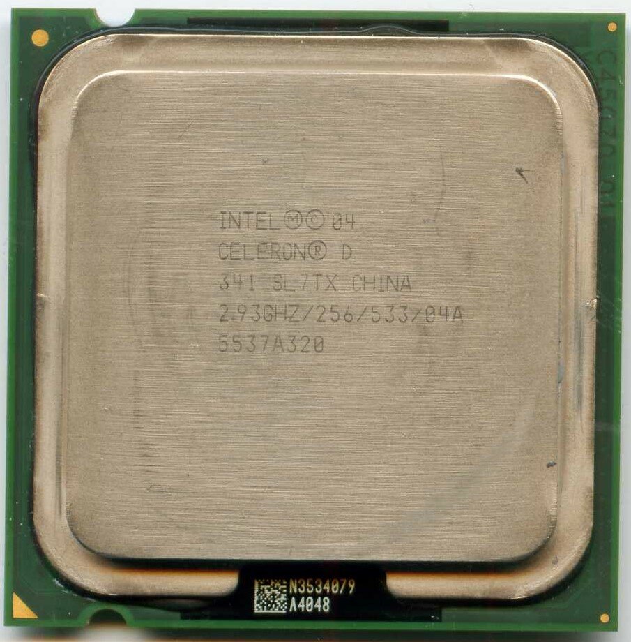 Процессор Socket-775 Intel CeleronD 341 2,93/533/256k SL7TX China