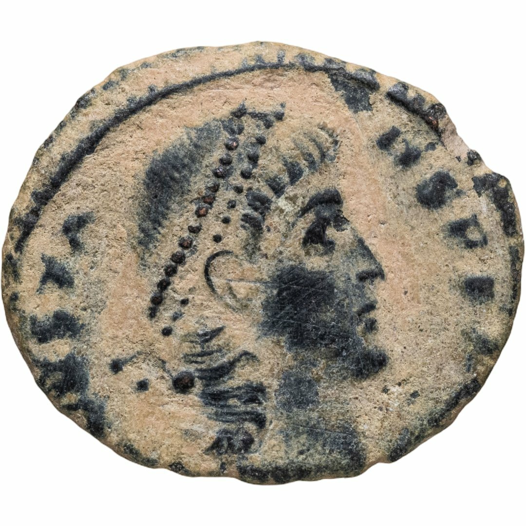 Римская империя, император Констант, 333-350 гг , АЕ3 [фоллис], Медь, в сохранности F-VF