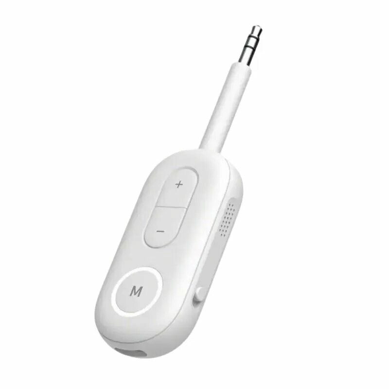 (1 шт.) Приемник-передатчик Bluetooth 5.3, автомобильный беспроводной передатчик aux "два в одном" (для хранения)