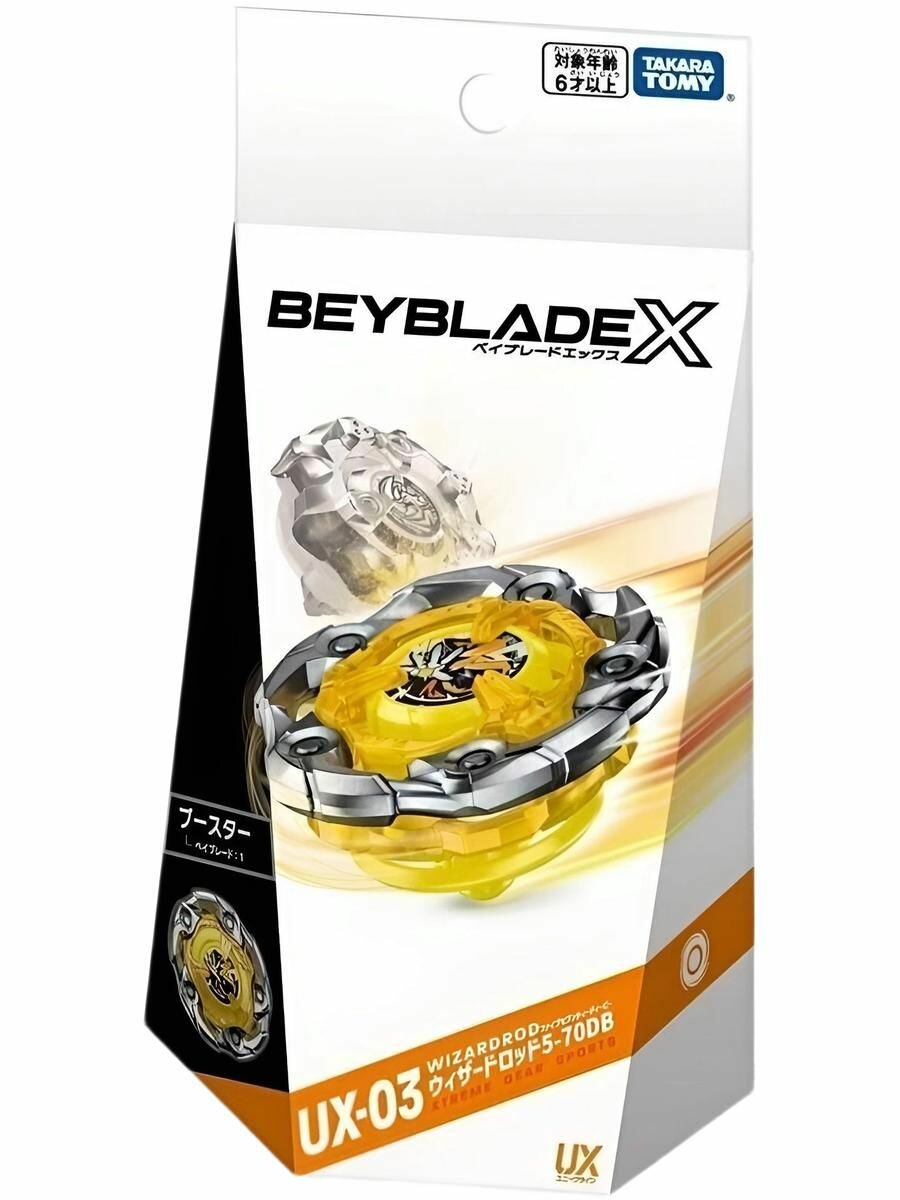 Takara Tomy Beyblade X UX-03 Призрачный Посох Волшебника Боевой Гироскоп