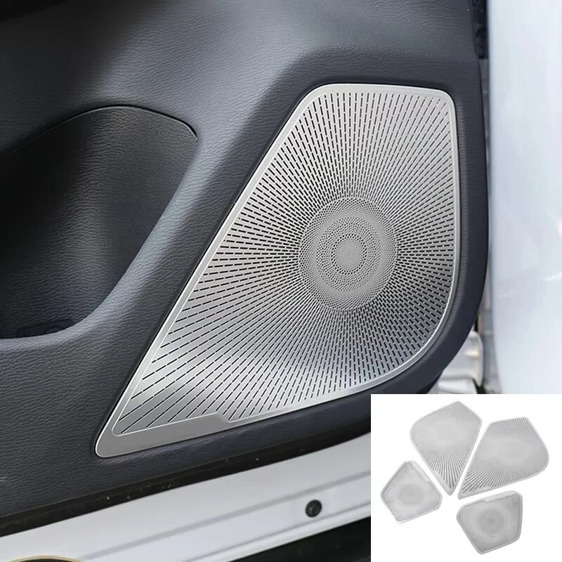 Декор дверного динамика Door Silver для Mitsubishi Outlander 2022-2024