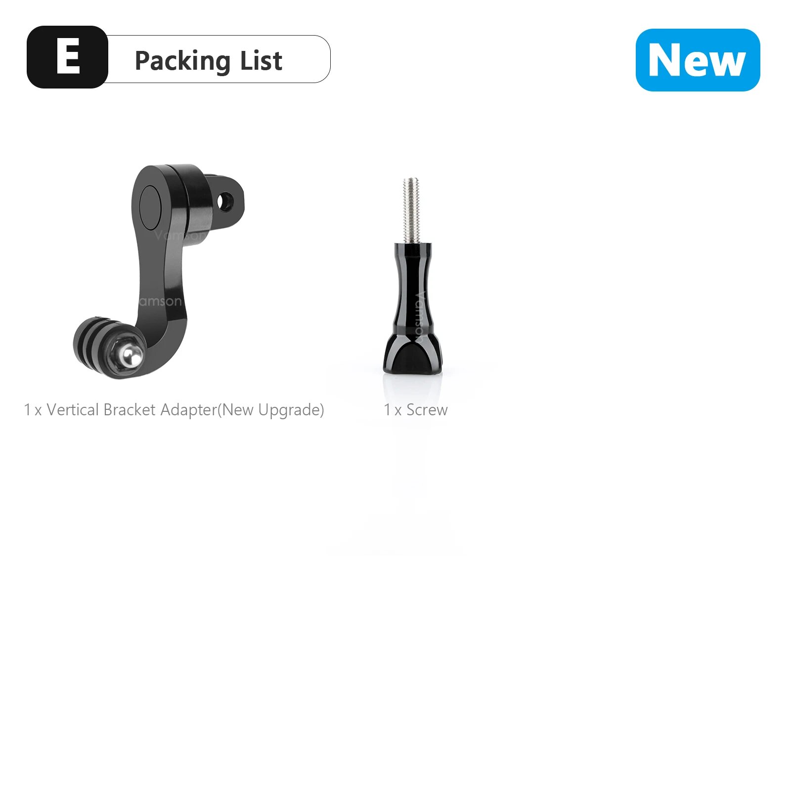 Vamson 360° ° Адаптер с вертикальным кронштейном для экшн-камеры GoPro 11, 10, 9, 8, 7, 6, 5, аксессуары для крепления на нагрудный ремень для мотоциклетного шлема