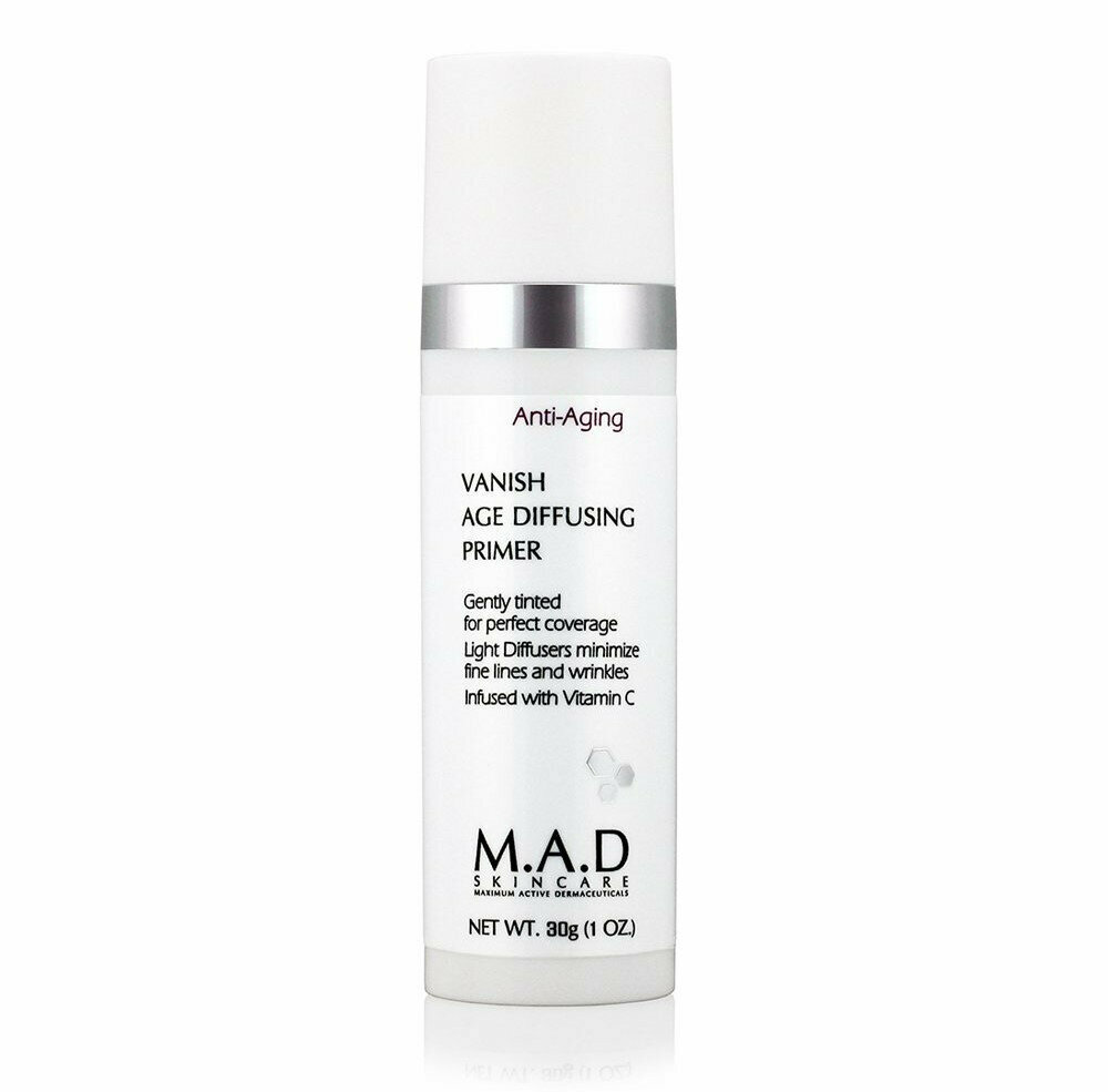 M.A.D Skincare Vanish Age Diffusing Primer – Антивозрастной светорассеивающий крем-праймер под макияж 30 гр
