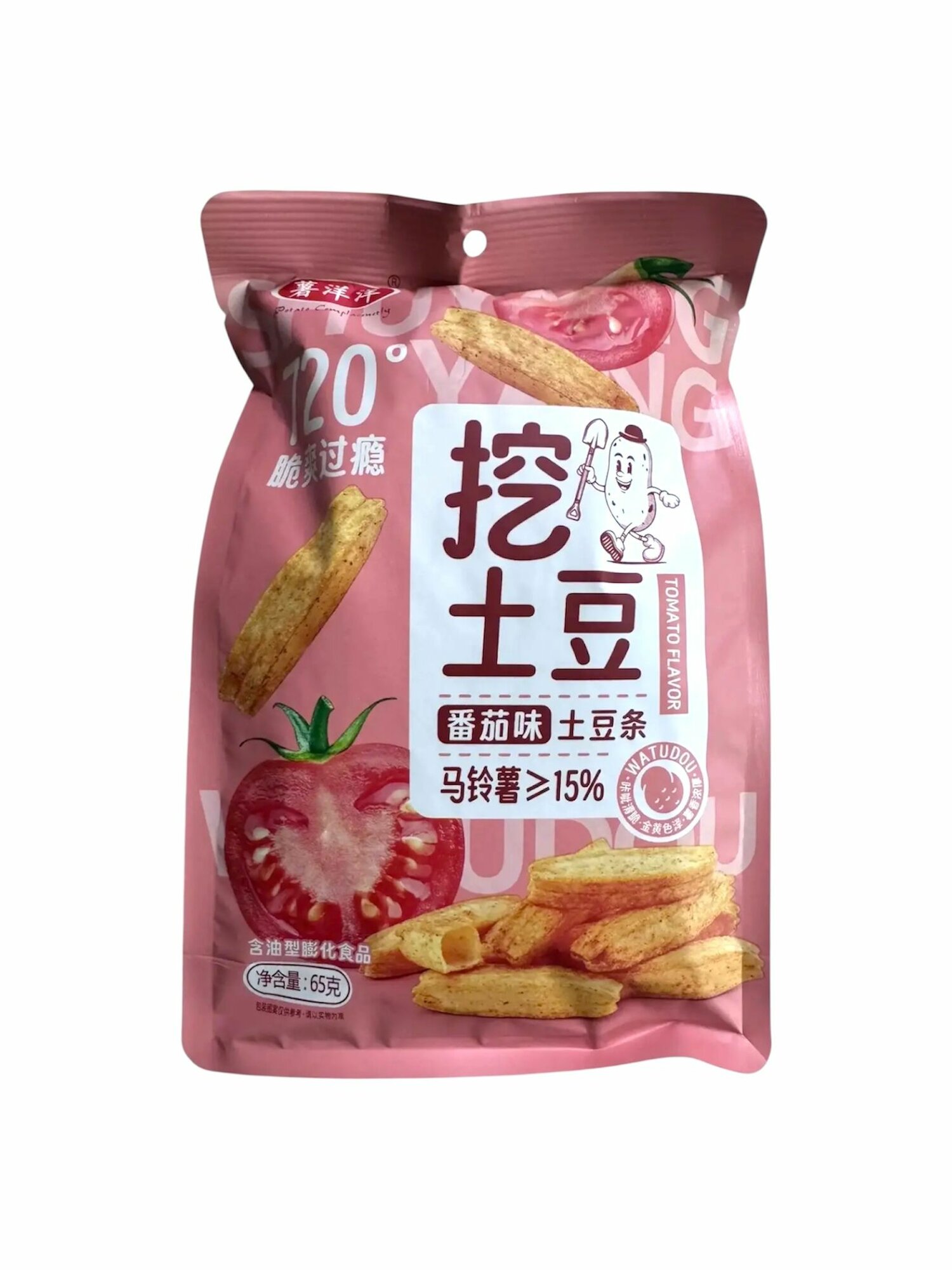 YUMICUIPIAN Чипсы картофельные со вкусом томата 65 гр