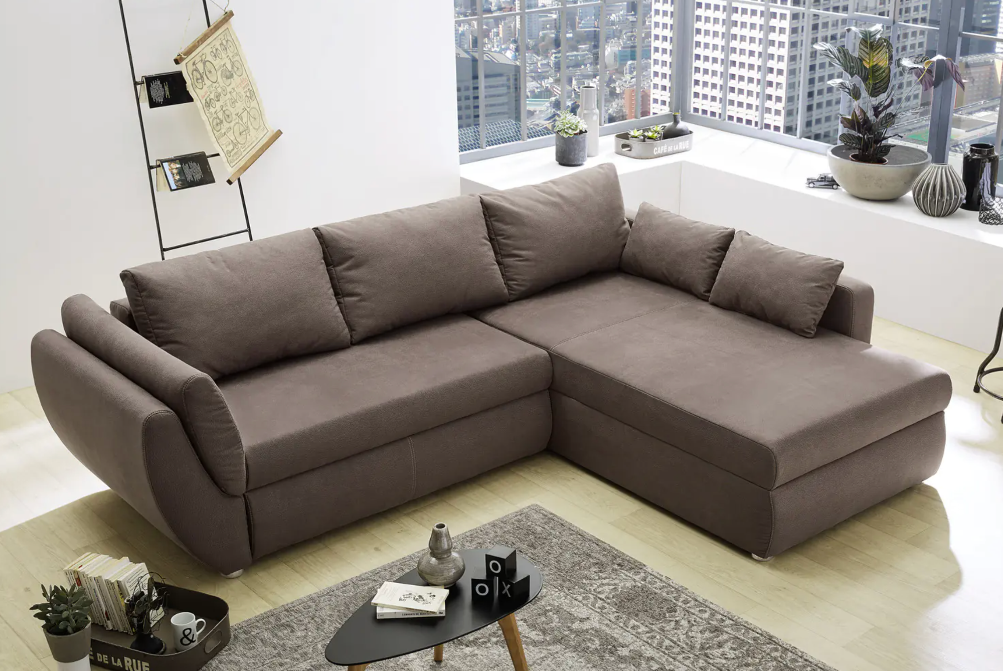 Диван Harizma-Mebell "Барселона мод5", угловой, антивандальный, механизм еврокнижка, 160 см х 200 см