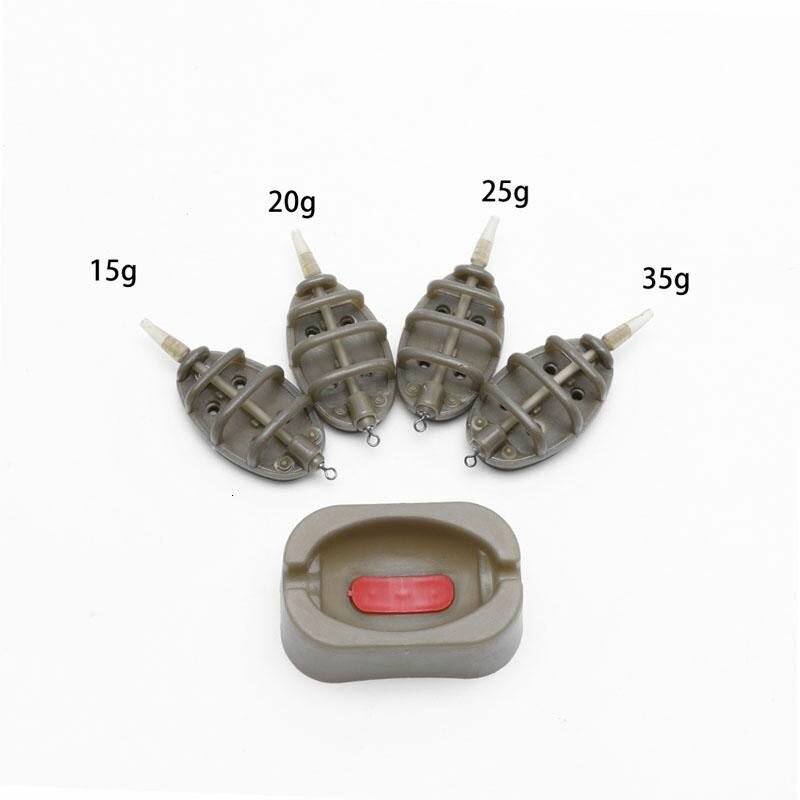 Методная кормушка для карпфишинга (4 шт.), 15-35g
