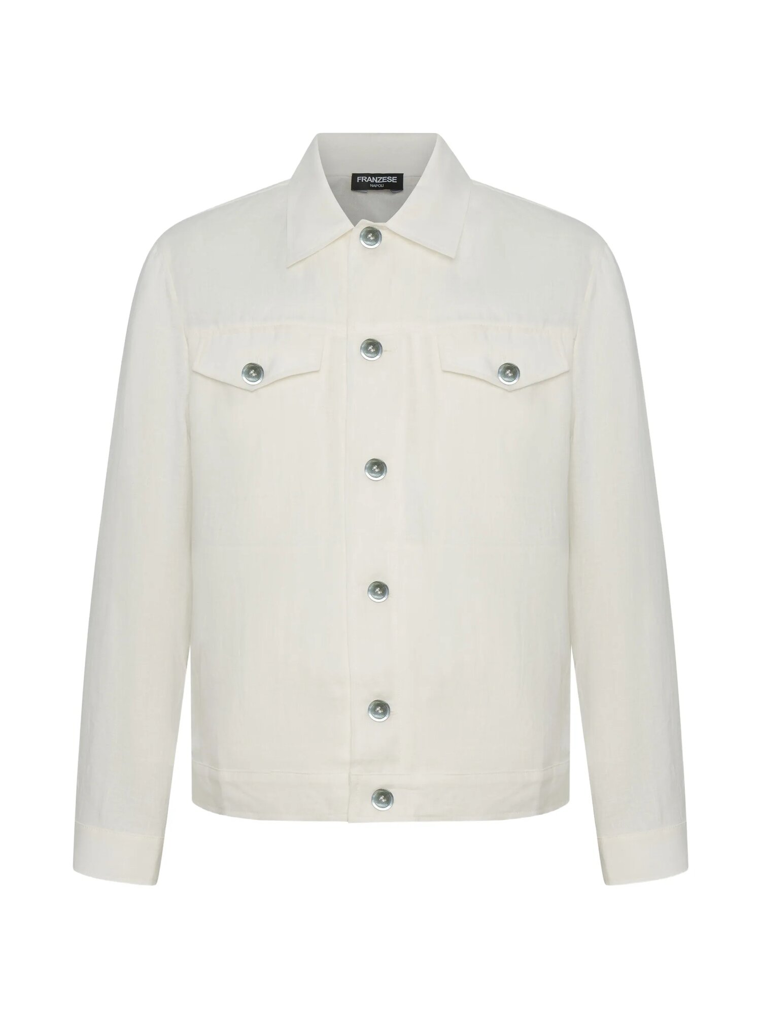 Куртка Flap-pocket linen shirt jacket