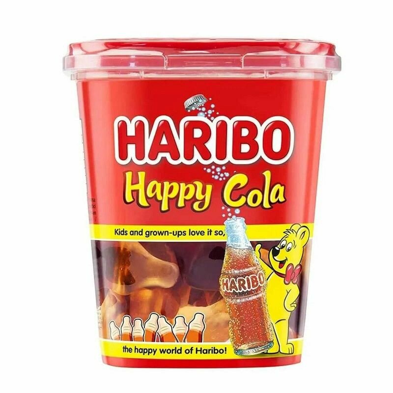 Мармелад HARIBO HAPPY COLA Веселая Кола /банка/ 150г