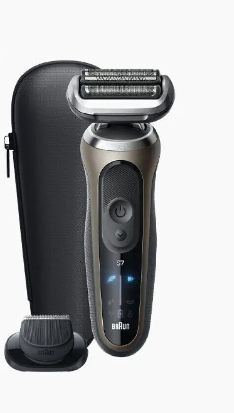 Электробритва Braun 72-C1200s Gold Wet&Dry Series 7, золотой