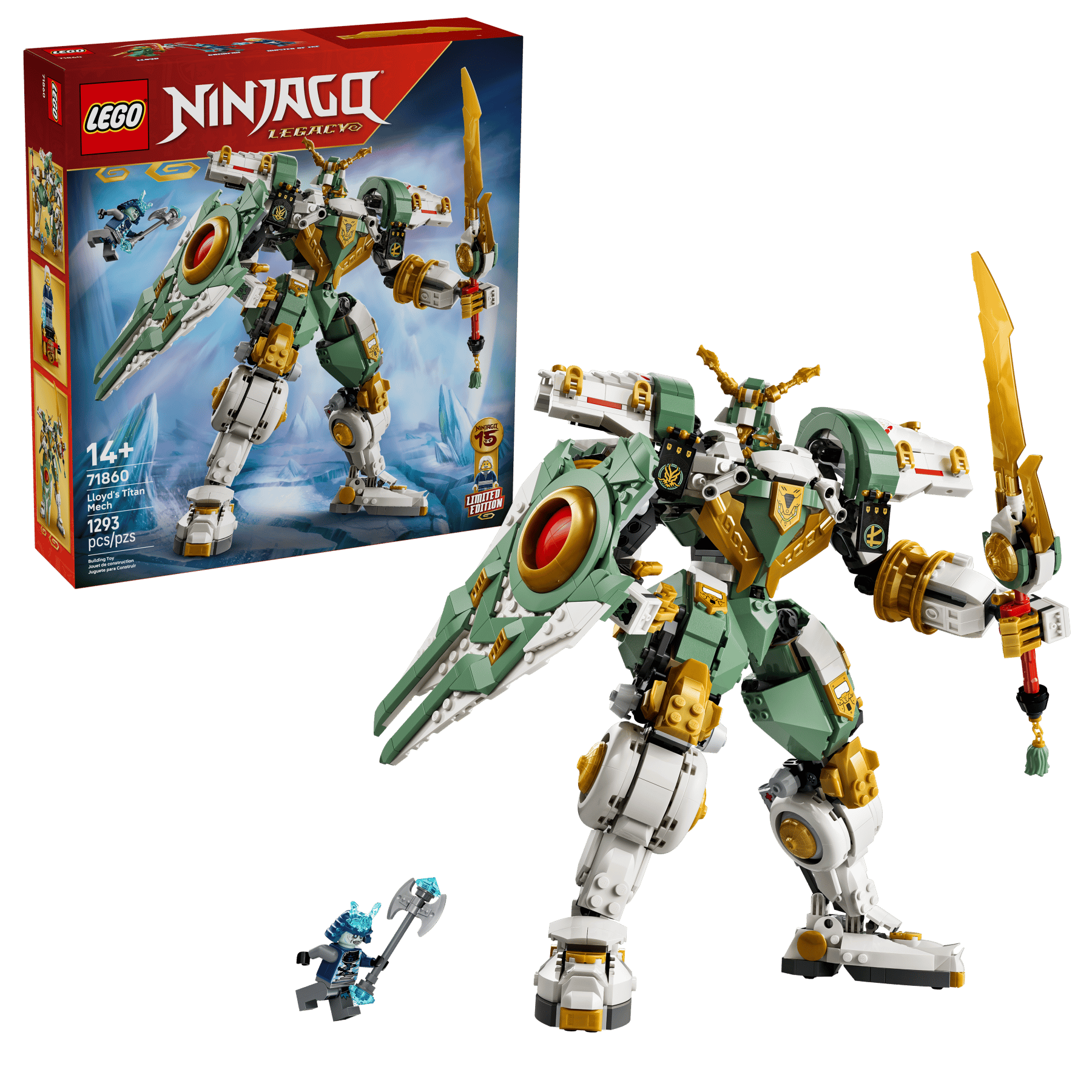 Конструктор LEGO Ninjago 71860 Робот-титан Ллойда: 15-я годовщина, 1293 дет.