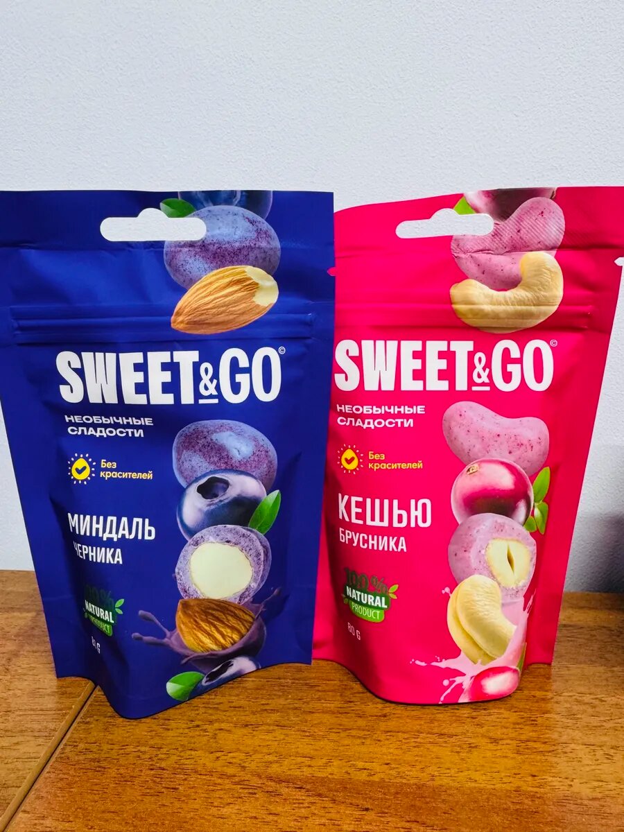 Конфеты 2 пачки по 80 грамм набор в дорогу, на работу