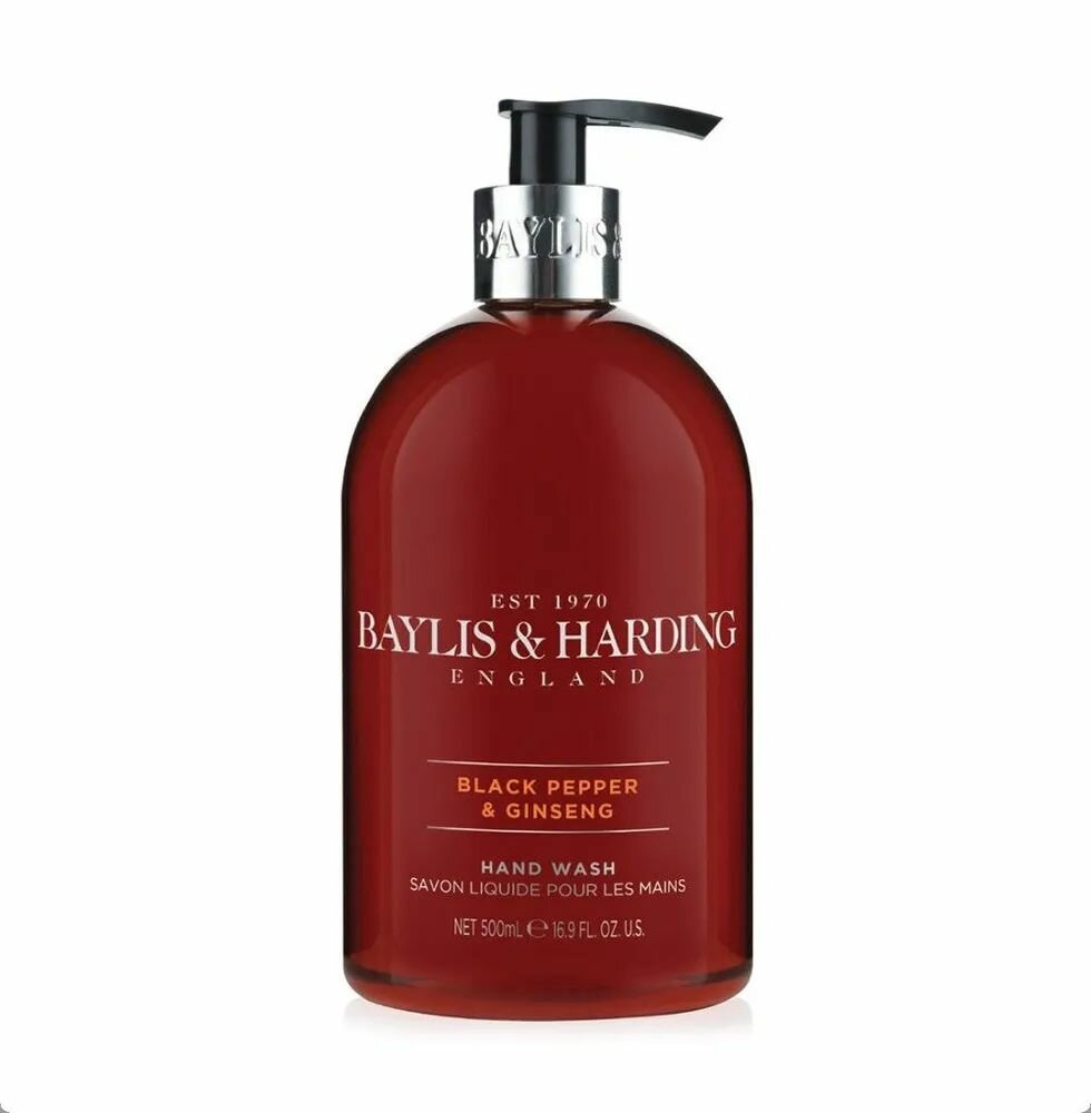 Baylis & Harding - Black Pepper & Ginseng Hand Wash Жидкое мыло для рук 500 мл
