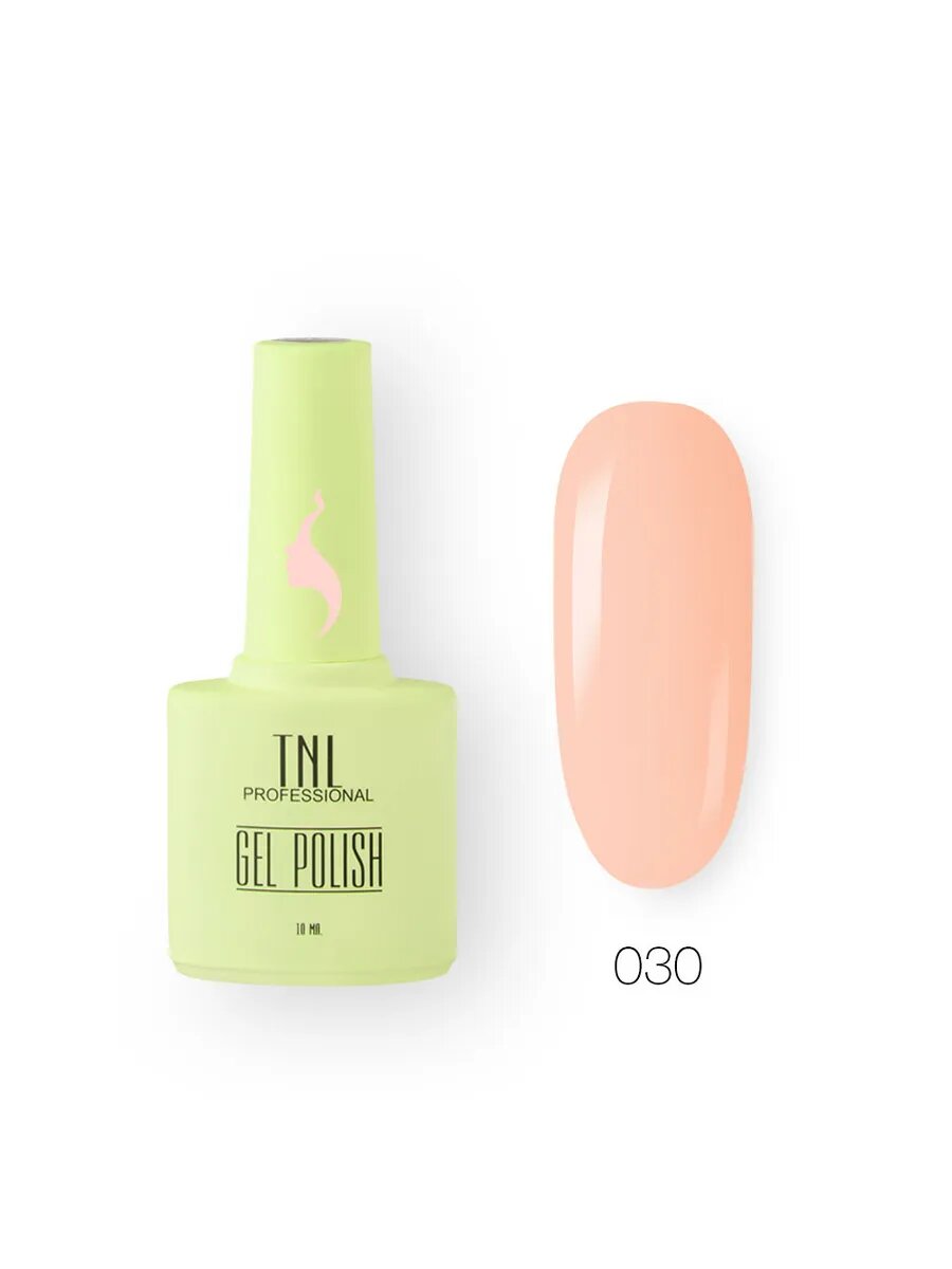 Гель-лак TNL 8 Чувств №030 - персиковый мусс (10 мл.)