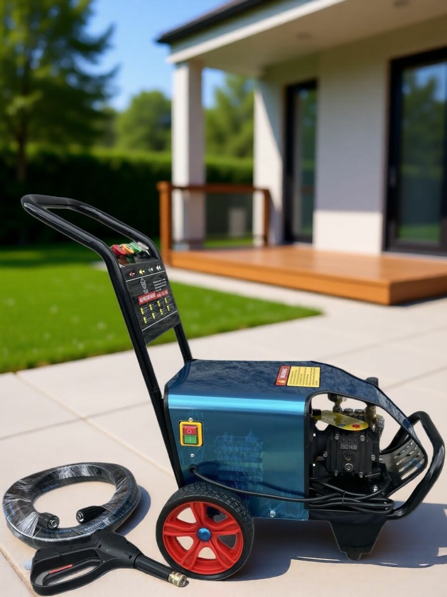 Мойка высокого давления Трактор Аква, 2400 Вт, 720 л/ч, Total stop, с функцией самовсасывания, T-1408 (1 шт. / комплект) Гарантия 14 дней, арт: 8702-К