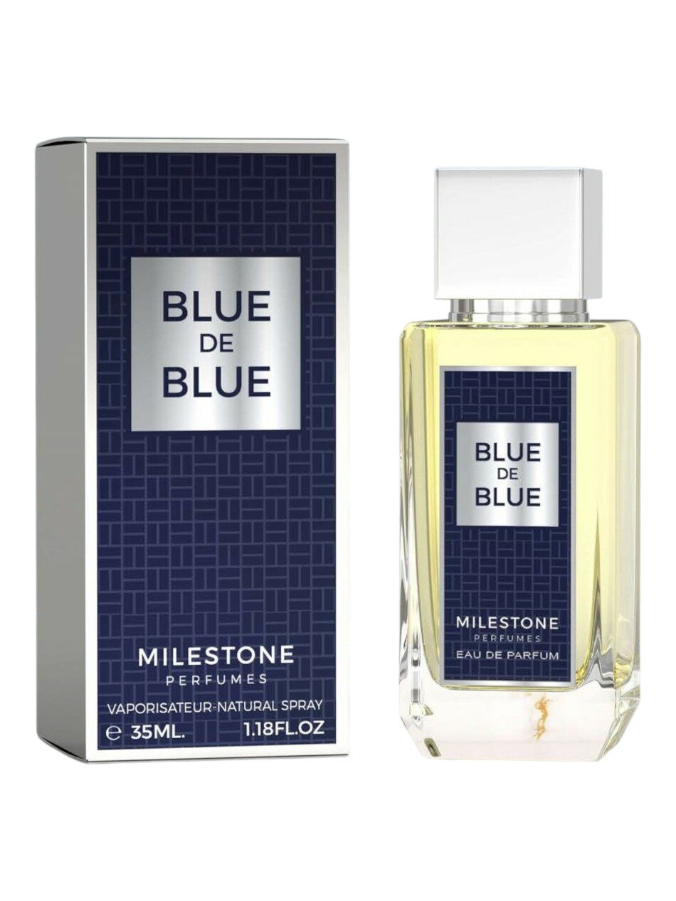 Парфюмерная вода для мужчин Milestone Blue de blue, 35 мл