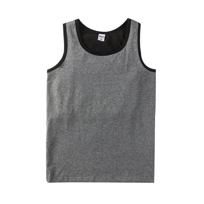 Женские длинные майки Tomboy из хлопка Серый, XXL, 3