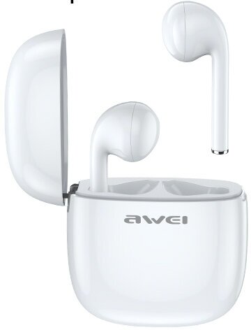 Беспроводные TWS bluetooth наушники AWEI T28, белый