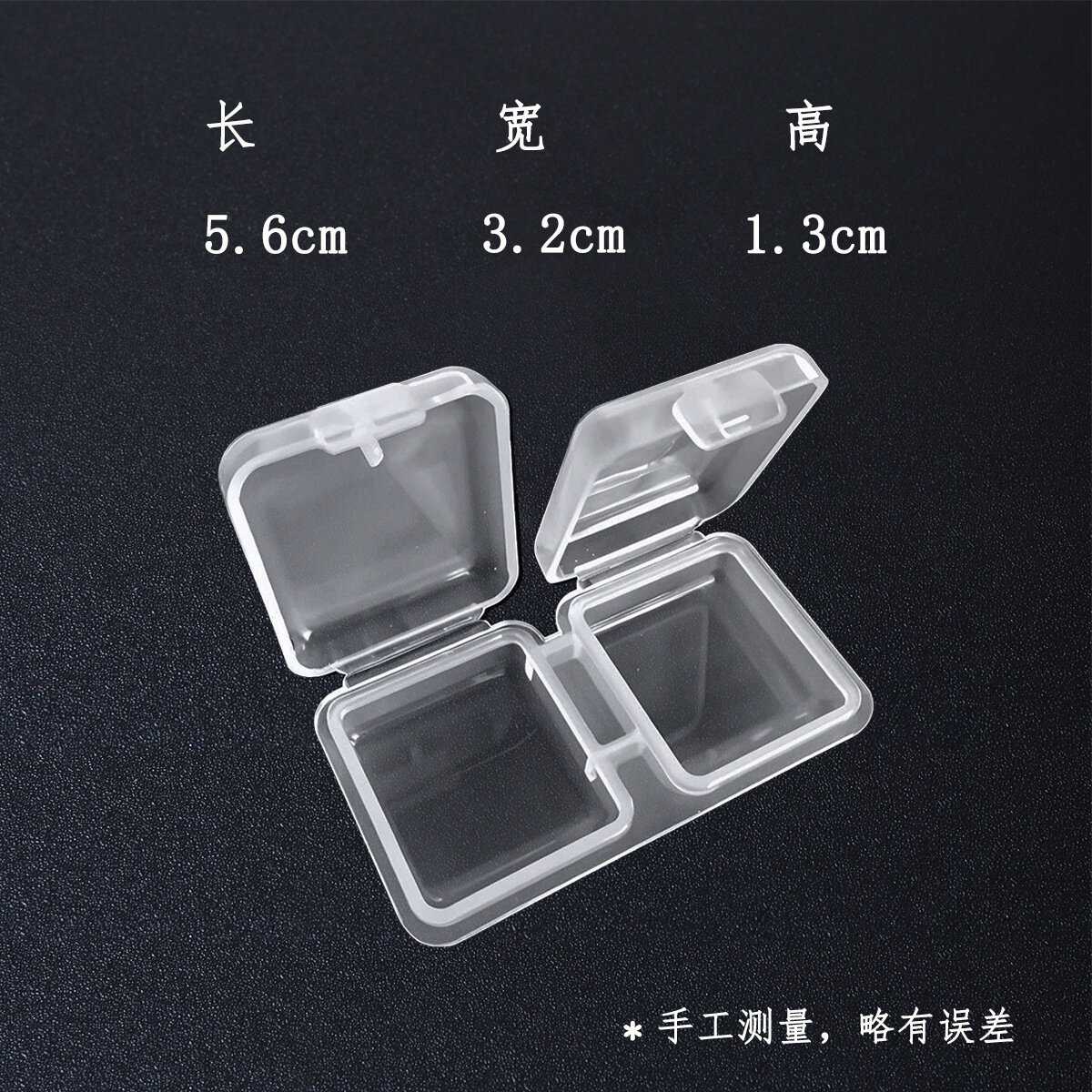 Новый дизайн ящика с 2 отделениями для пластиковых сережек