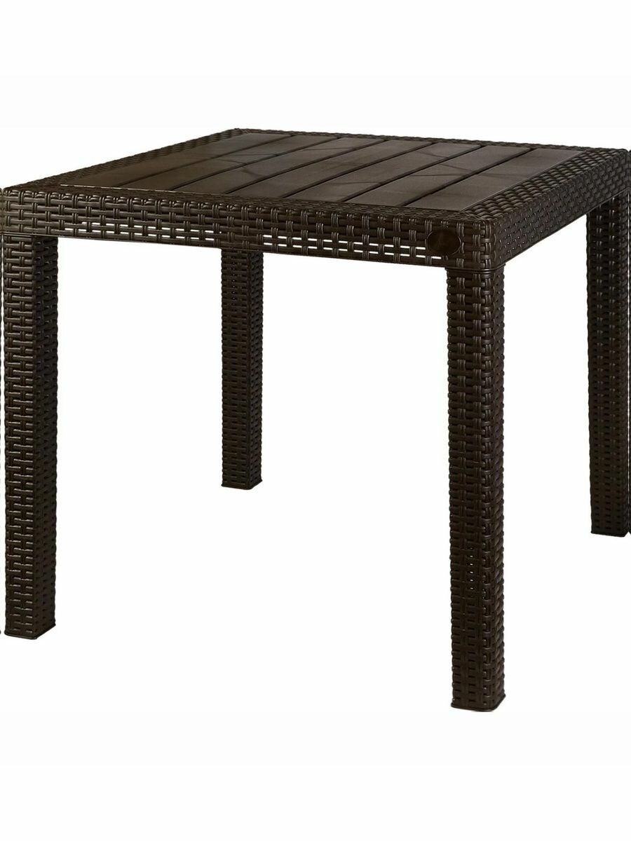 Стол садовый 789х789х701мм, горький шоколад