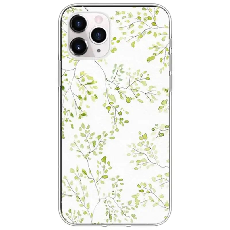 Чехол для iPhone 6 6S, цвет a3, акварельные растения