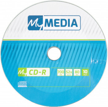 Диск CD-R MyMedia 700 Mb, 52х Pack wrap 10 шт, оптические (69204)