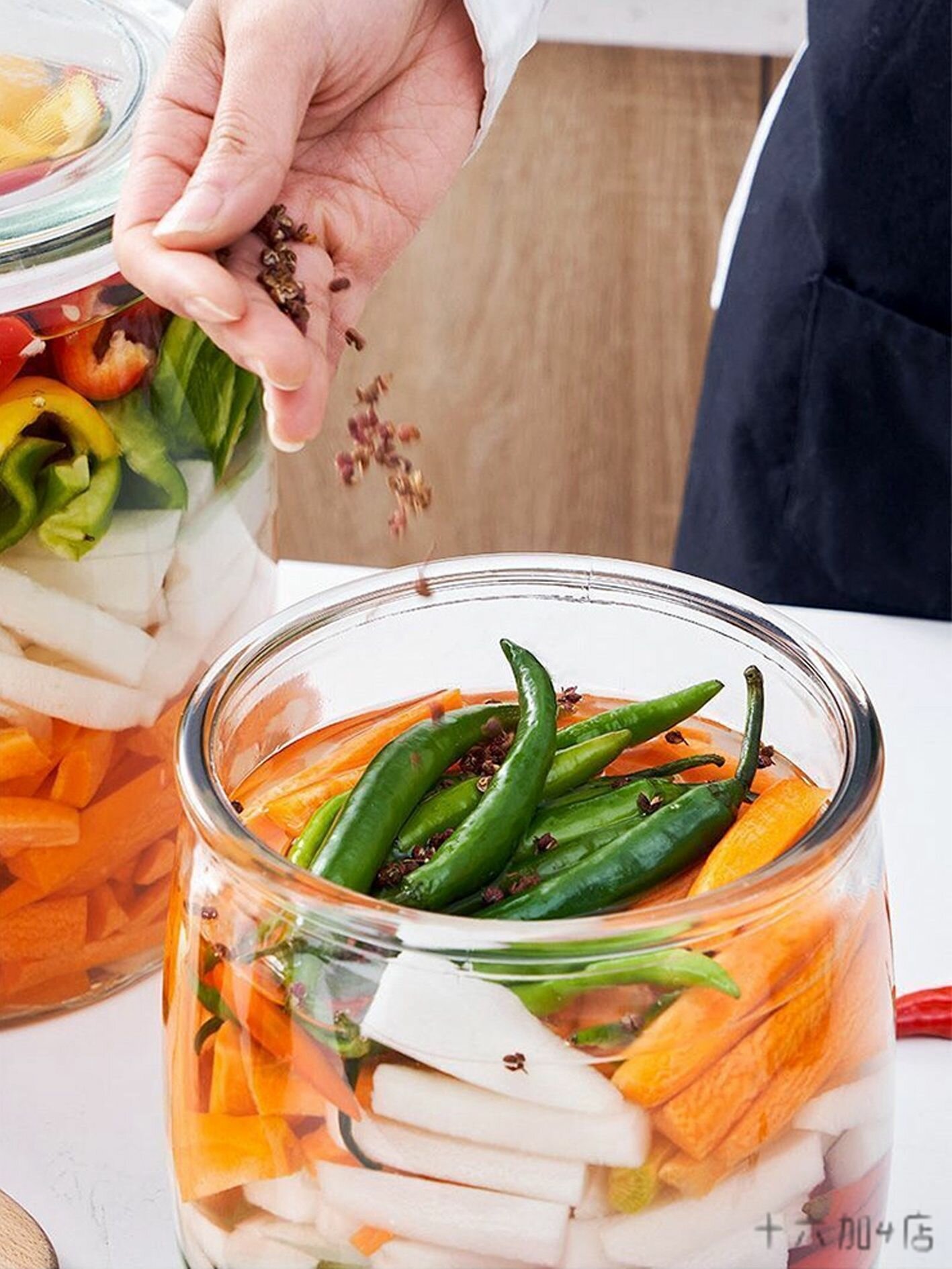 Кадка для засолки, Стекло, 2.2 л