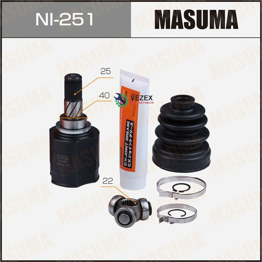 MASUMA NI-251 ШРУС внутренний