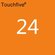 TOUCHFIVE Маркер для рисования, оранжевый, цвет 24