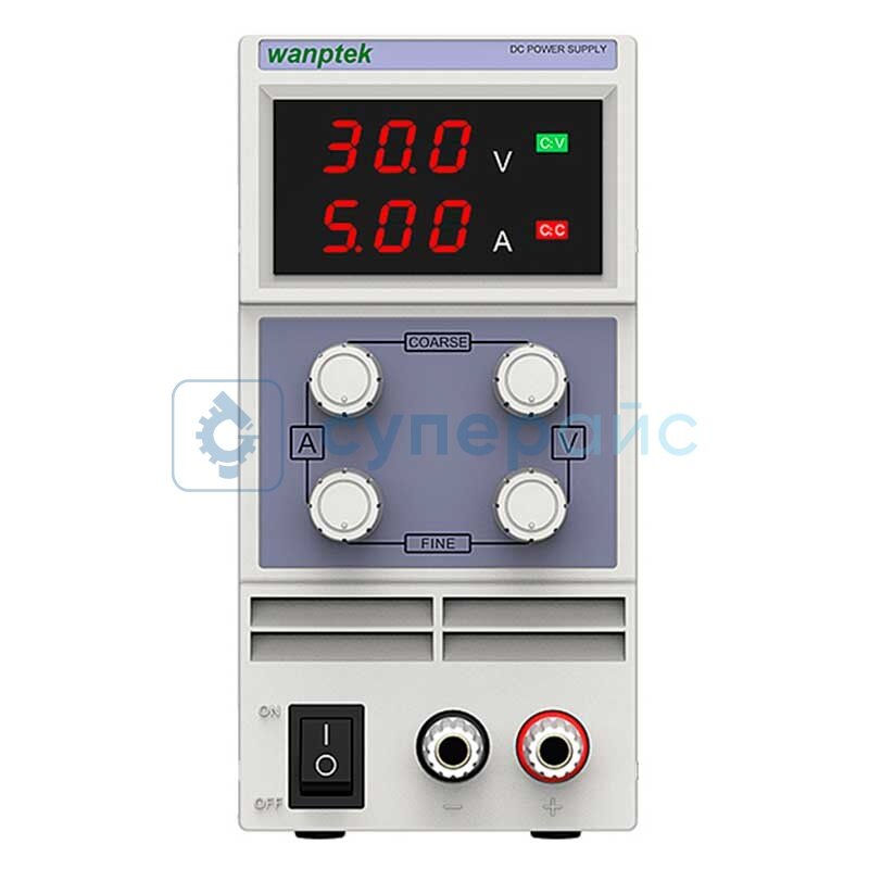Лабораторный блок питания (источник питания) постоянного тока Wanptek KPS3010DF (30В, 10А)
