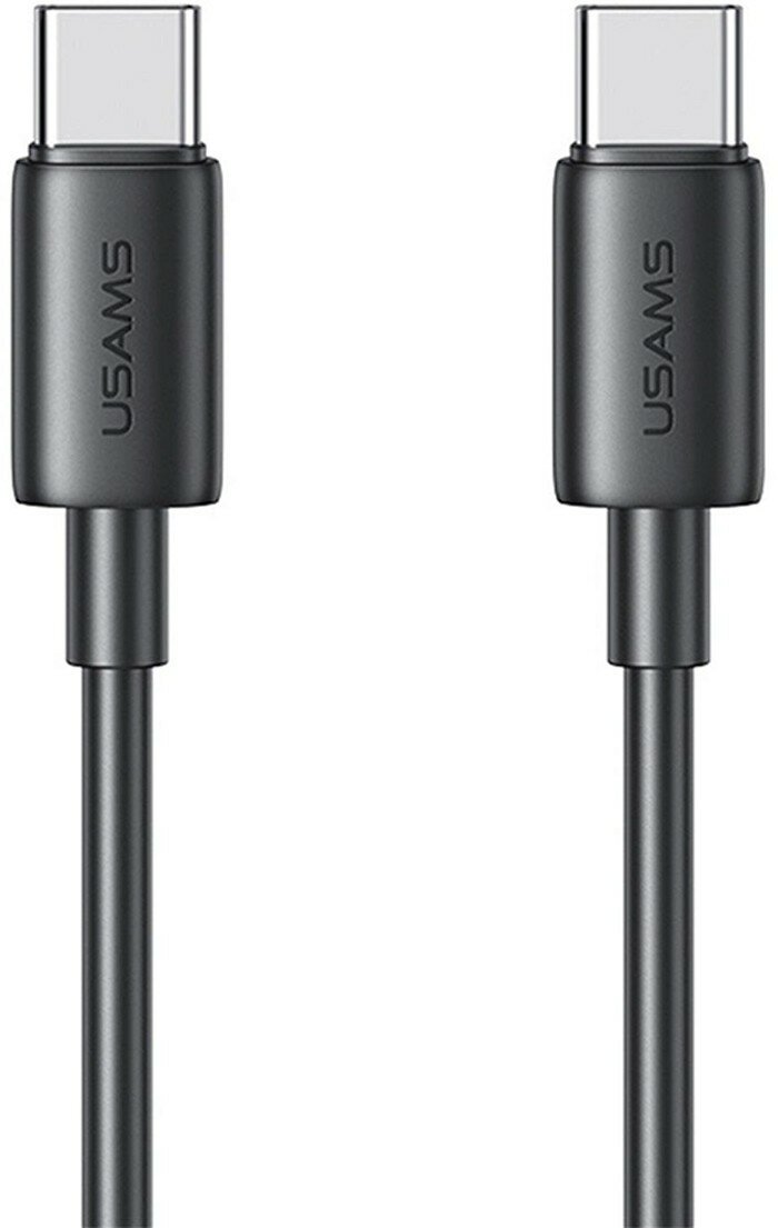 Кабель Usams SJ711 Type-C To Type-C 60W Fast Charging Data Cable - YD Series 1m Черный (SJ711USB01)