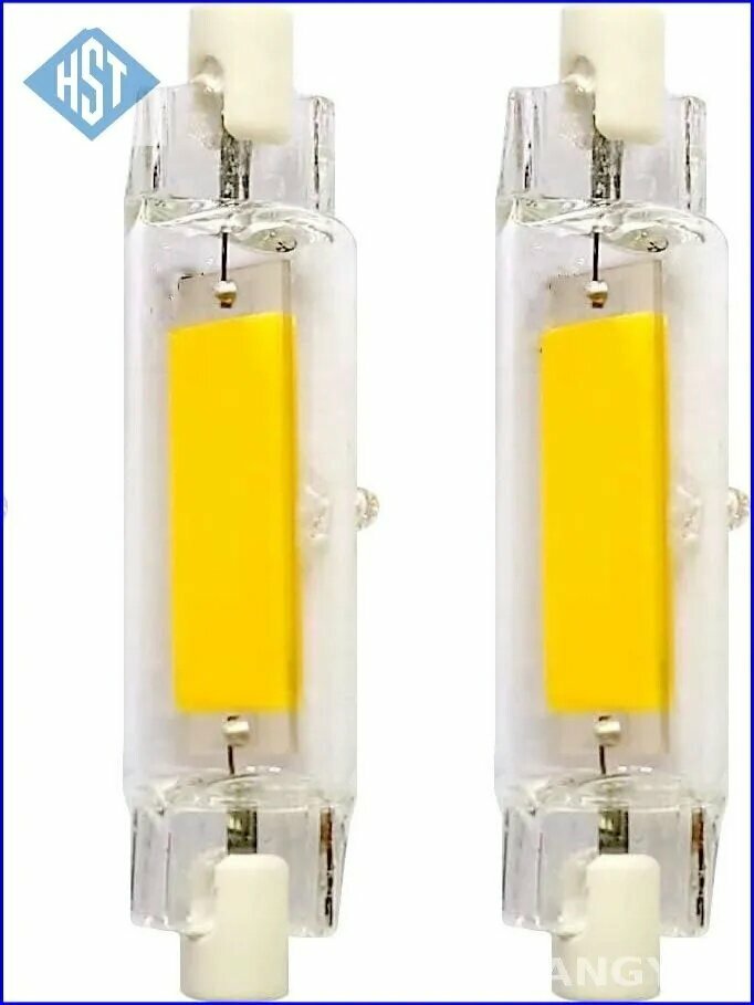 Лампочка, Цоколь: R7s, 10 Вт, 4 шт.