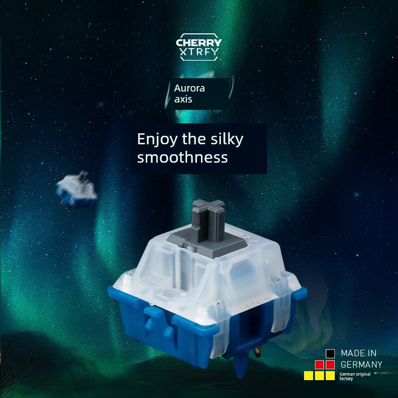 Cherry MX2A Light линейные гладкие переключатели с поглощением звука 5-контактные оси, 80 штук в банке