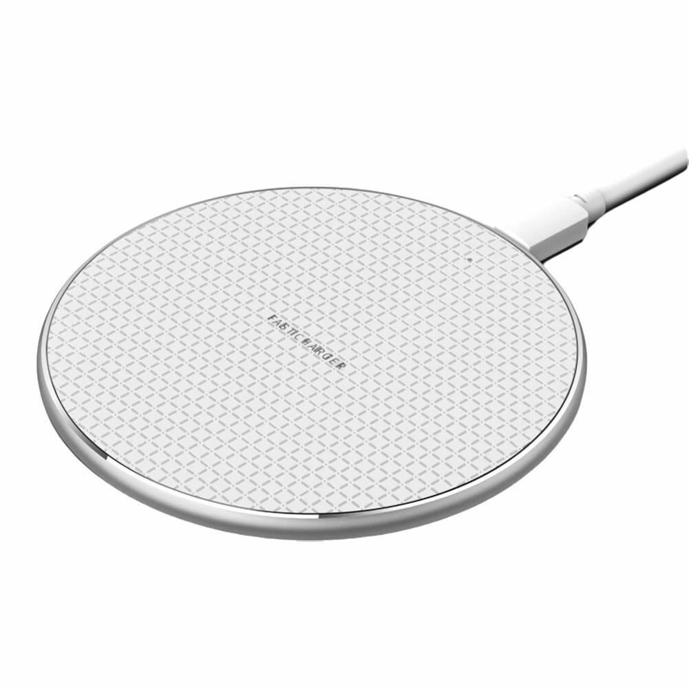 Новое настольное беспроводное зарядное устройство K8 round wireless charger мощностью 30 Вт для быстрой зарядки подходит моделей Apple, Samsung и Huawei