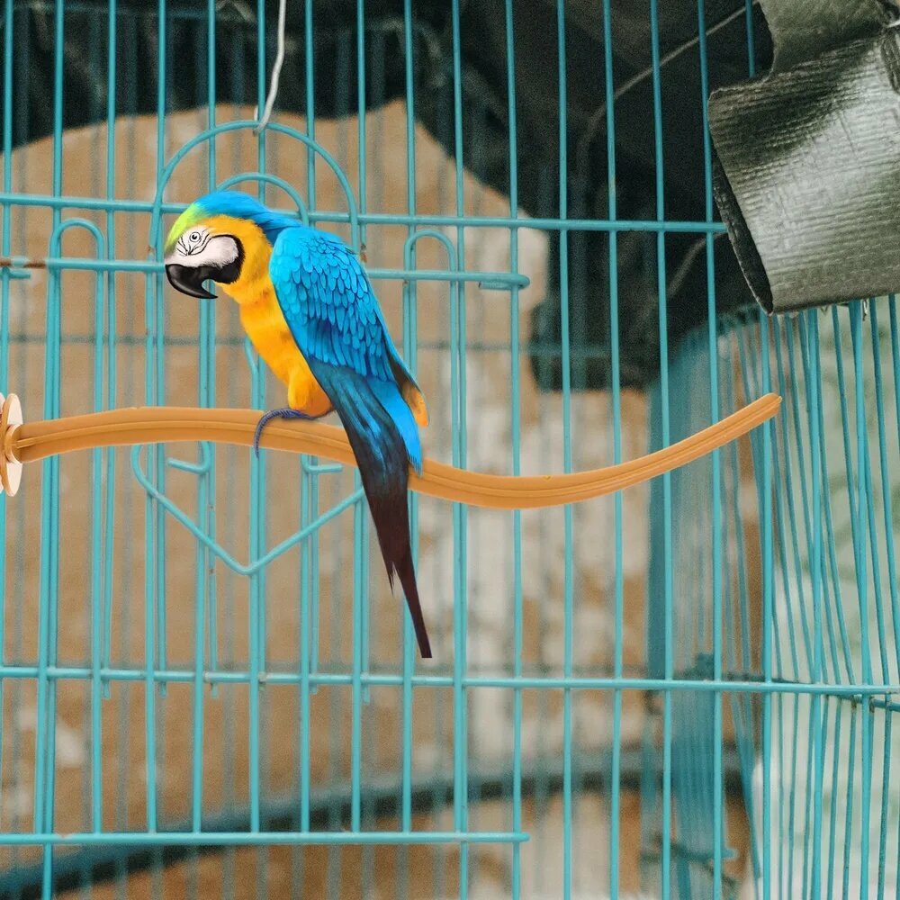 Набор пластиковых шоколадных жердочек для птиц, для попугаев, 10 шт