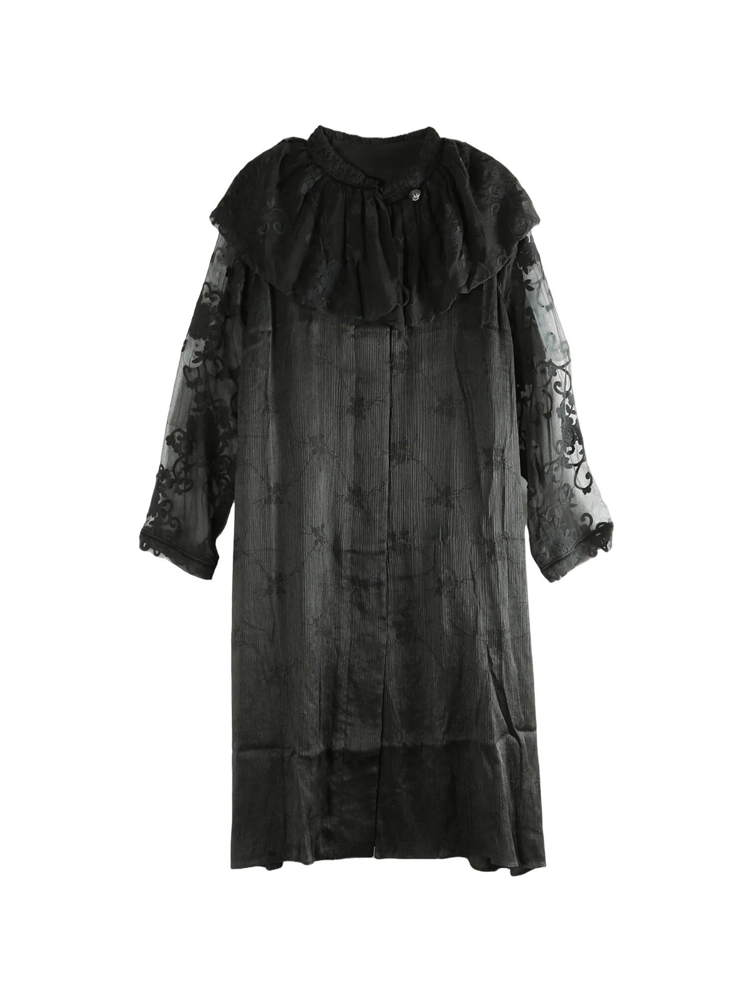 Пальто Lace ruffled coat