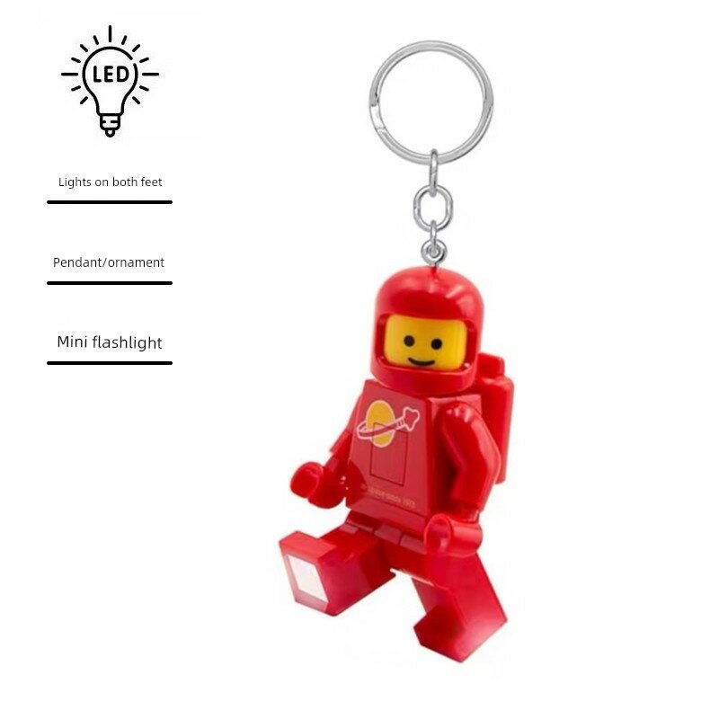 Светящийся брелок с персонажем Космический Человек Красный из LEGO Ninjago, модель KE10HR