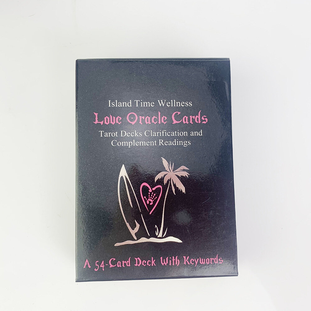 Колода карт Love Oracle черная для интуитивного руководства и эмоционального исцеления 78 карт