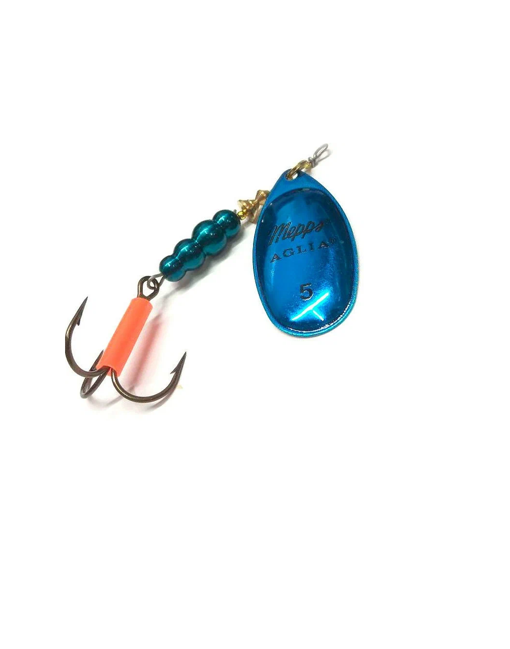 Блесна вращающаяся Mepps AGLIA PLATINUM, 5, Blue/SILVER, 1 шт.