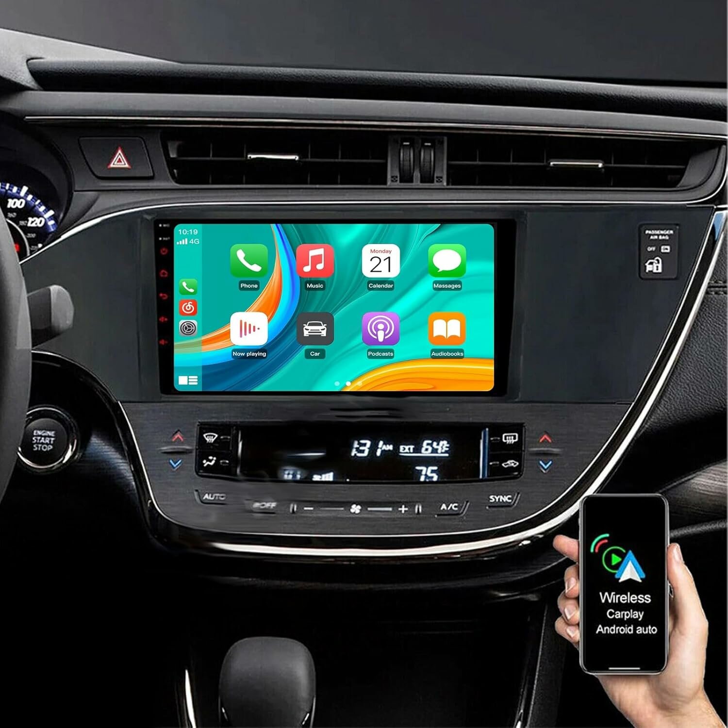 Автомобильная стереосистема для Toyota Avalon 2013, 2014, 2015, 2016, 2017, 2018, 9 дюймов, Android 13, GPS Navi 2 +