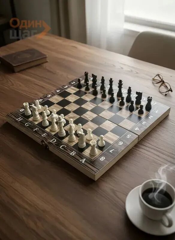 Шахматные шашки 2 в 1 деревянные шахматные доски 29X29CM