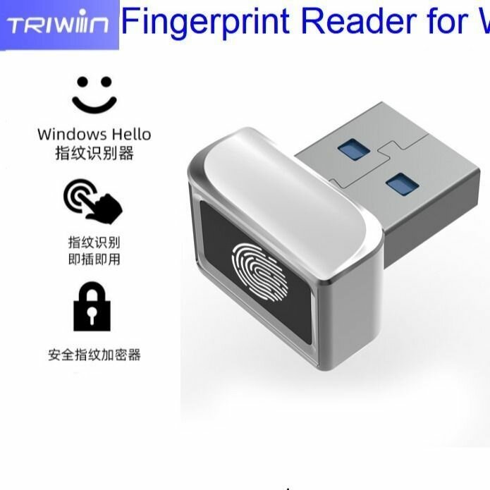 USB-модуль считывателя отпечатков пальцев для Windows 7 10 11 Hello, биометрический сканер, навесной замок для ноутбуков, ПК, разблокировка отпечатков пальцев