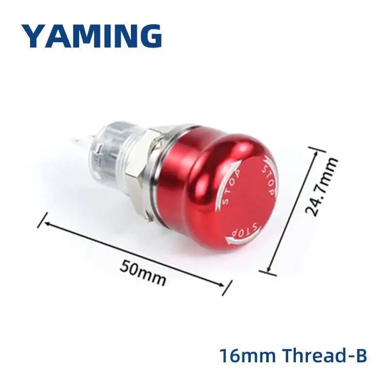 Водонепроницаемый поворотный аварийный выключатель SBLSBR 16mm Thread-B, 2NO2NC -6pins