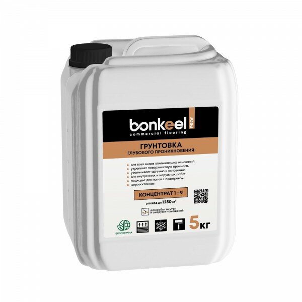 Грунтовка глубокого проникновения Bonkeel Prof (5кг) GBP5