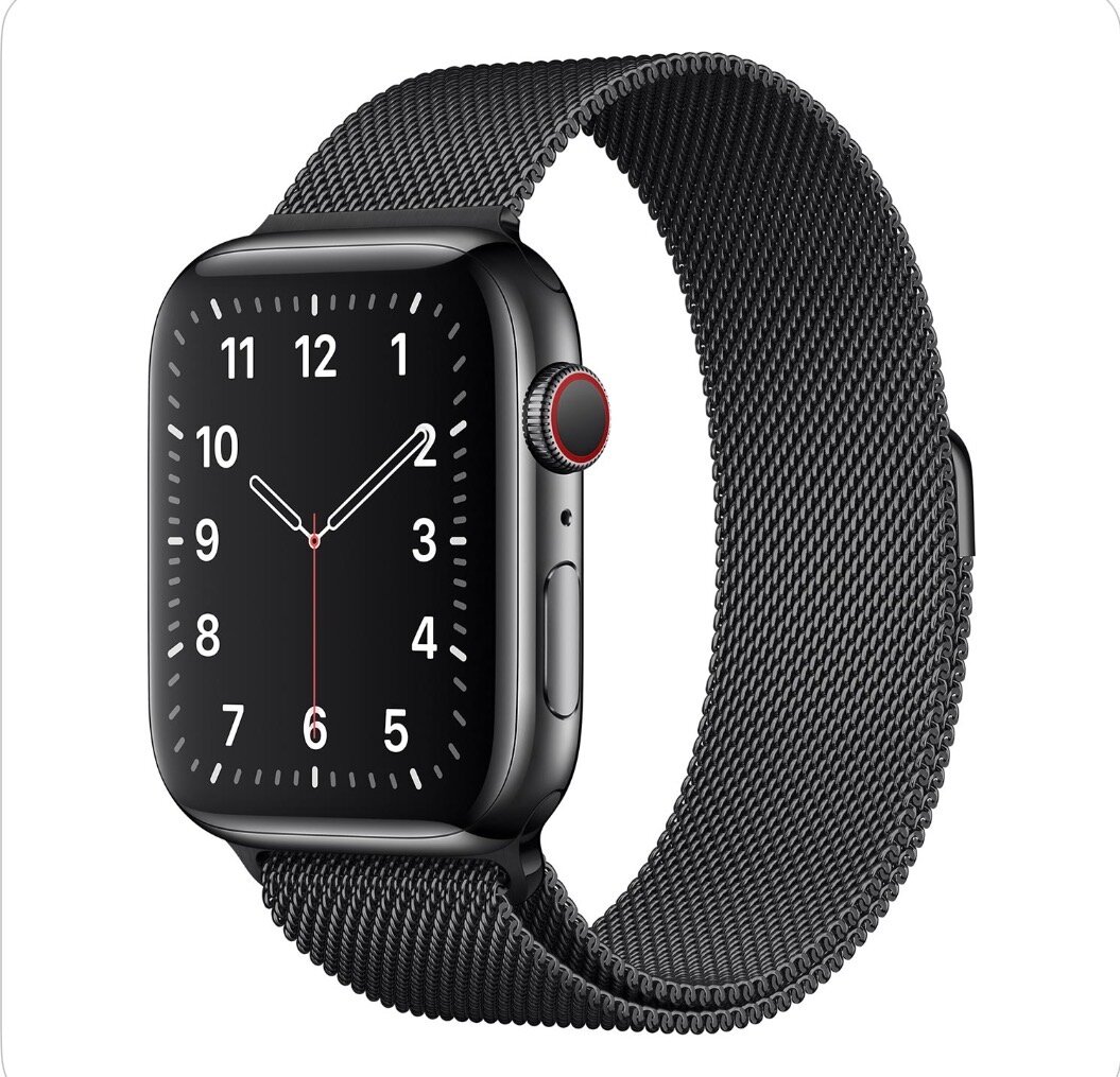 РемешокApple Watch 45mm Space Black Milanese Loop MTU52FE/A для Apple Watch 44/45/46/49mm (Original)
