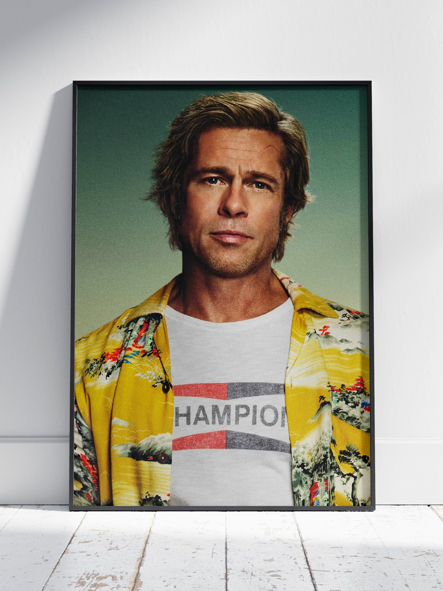 Плакат на стену для интерьера Брэд Питт (Brad Pitt 28) - Постер по актеру фильма, кино, сериала формата A4 (21x30 см)