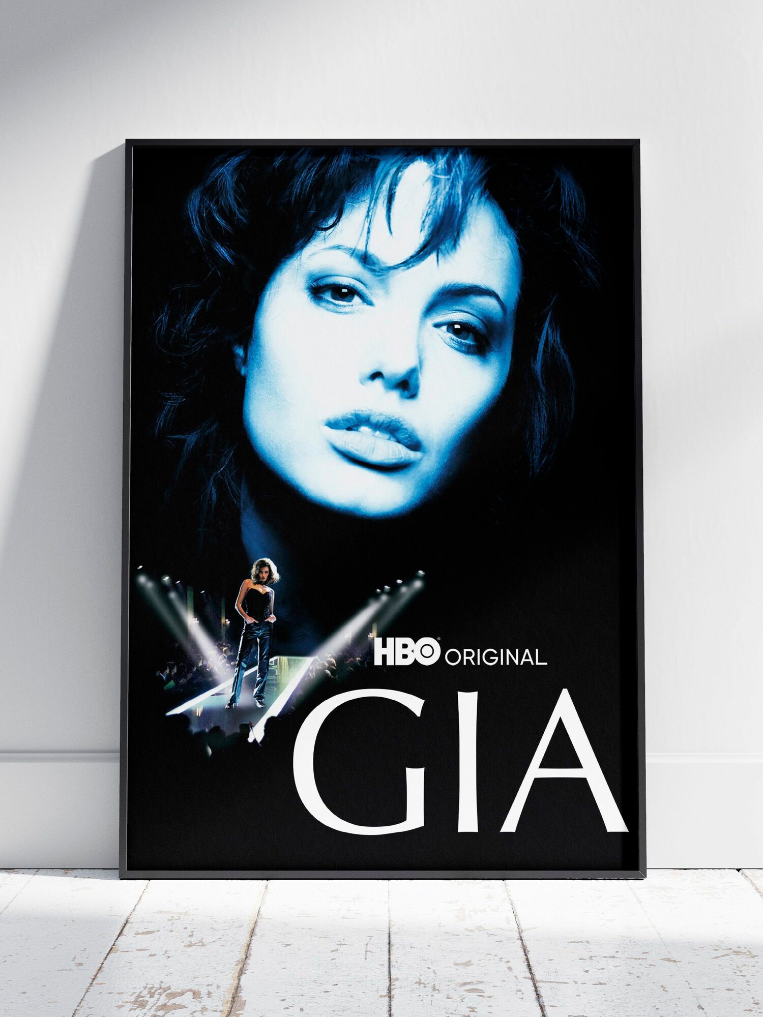 Плакат на стену для интерьера Джиа Каранджи (Gia Carangi 4) - Постер по модели, бренду и моде формата A4 (21x30 см)